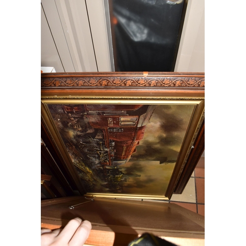 A QUANTITY OF PAINTINGS AND PRINTS ETC, to include two Robin Gibbard ...