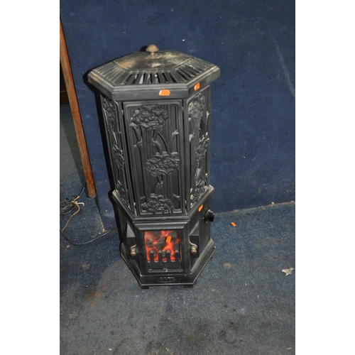 AN ESSE FIREMASTER FRENCH STYLE CAST IRON HEXAGONAL CONSERVATORY HEATER ...