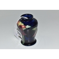 A MOORCROFT POTTERY SMALL 'ORCHID' PATTERN VASE, of shouldered baluster ...
