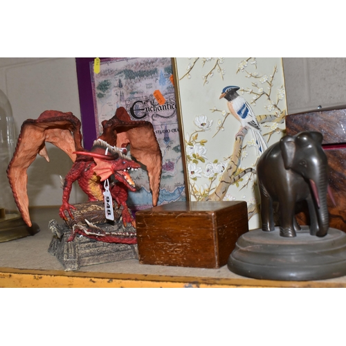 A MID 20TH CENTURY NIERI CHALKWARE LAMP, Hawaiin girl 'Alani', standing ...