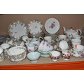 A COLLECTION OF TEAWARE, a Crescent China 9185 pattern tea set ...