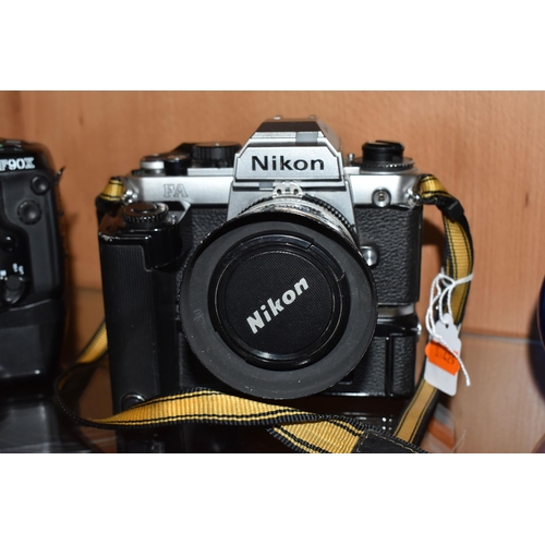 NIKON FILM ERA PHOTOGRAPHIC EQUIPMENT, comprising a Nikon FA camera ...