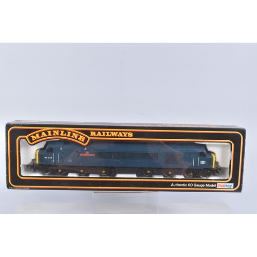 THREE BOXED OO GAUGE PEAK LOCOMOTIVES, renumbered Bachmann class 46 No ...