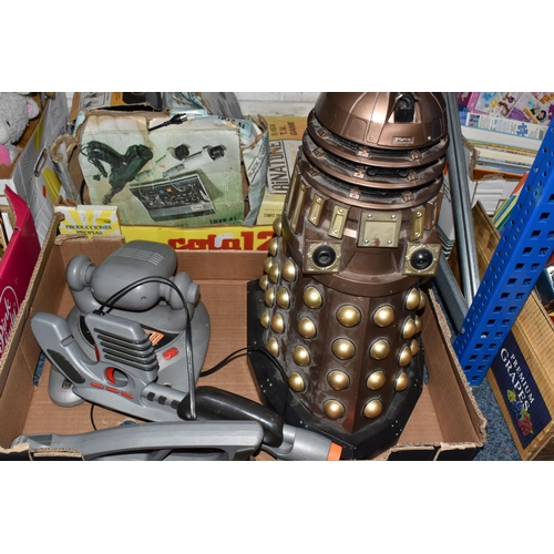 TWO BOXES OF ELECTRONIC GAMES ETC, comprising boxed electronic games ...