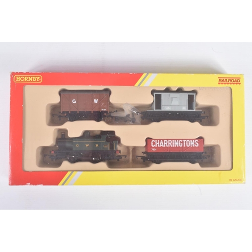 TWO BOXED HORNBY RAILWAYS OO GAUGE RAILROAD TRAIN PACKS, one (R2670) is ...