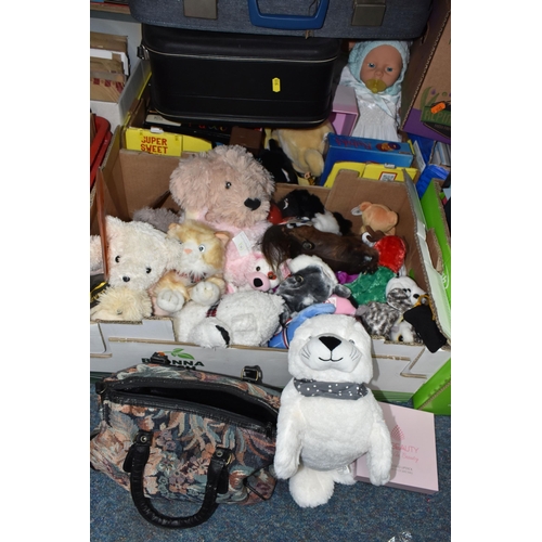 EIGHT BOXES AND LOOSE MISCELLANEOUS ITEMS to include a box of assorted ...