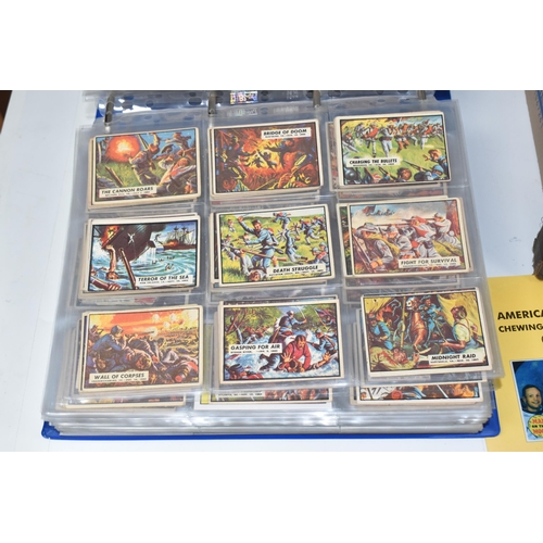 TWO BOXES OF TRADING CARDS, BOOKS AND EPHEMERA, to include ...