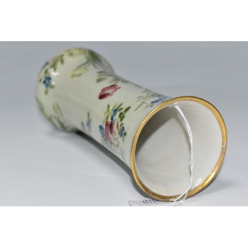 A WILLIAM MOORCROFT FOR MACINTYRE VASE with a tube lined forget-me-not ...