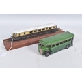 AN UNBOXED TRI-ANG MINIC TINPLATE CLOCKWORK SINGLE DECKER BUS, No.52M ...