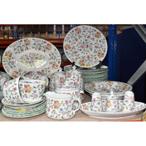 A LARGE QUANTITY OF MINTON 'HADDON HALL' DINNERWARE, pattern no. B-1451 ...