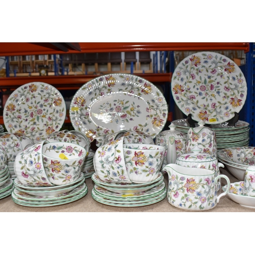 A LARGE QUANTITY OF MINTON 'HADDON HALL' DINNERWARE, pattern no. B-1451 ...