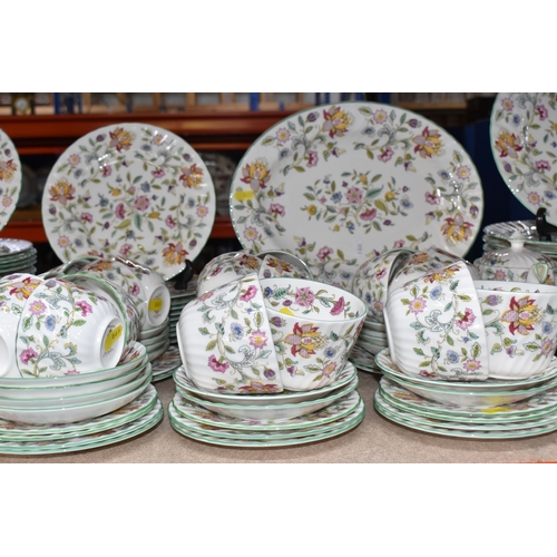 A LARGE QUANTITY OF MINTON 'HADDON HALL' DINNERWARE, pattern no. B-1451 ...