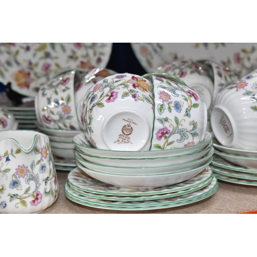 A LARGE QUANTITY OF MINTON 'HADDON HALL' DINNERWARE, pattern no. B-1451 ...