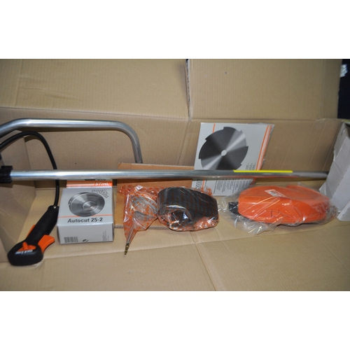A STIHL FS55 PETROL STRIMMER / BRUSH CUTTER in tatty box, never been ...
