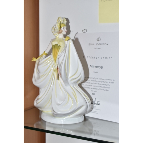 A BOXED ROYAL DOULTON PRESTIGE 'MIMOSA' FIGURE, HN4848, from the ...