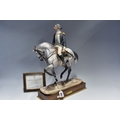 A LIMITED EDITION ROYAL WORCESTER 'WASHINGTON' SCULPTURE No. 168/750 ...
