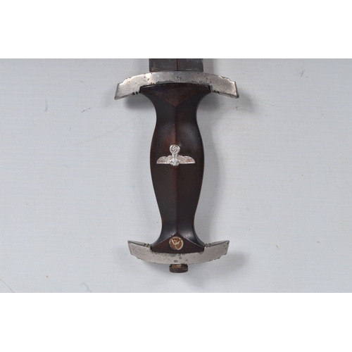 A GERMAN SA DAGGER WITH SCABBARD, this features the motto Alles für ...