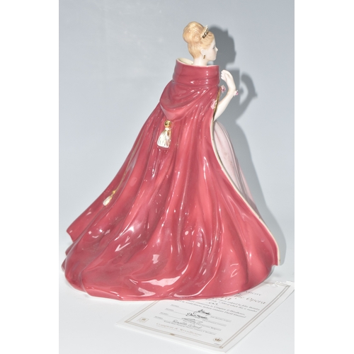 A COALPORT 'AN EVENING AT THE OPERA SARA' FIGURINE a limited edition ...
