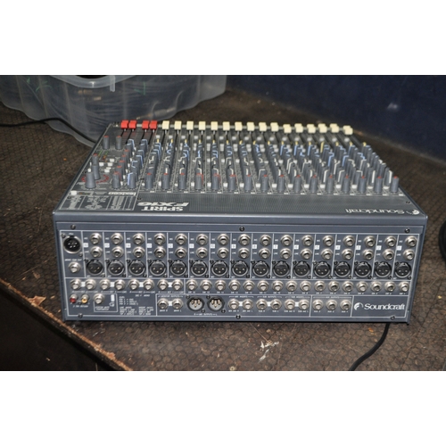 A SOUNDCRAFT SPIRIT FX16 MIXING CONSOLE with 16 balanced and line ...