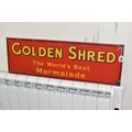 ONE ENAMEL ADVERTISING SIGN for Golden Shred The World's Best Marmalade ...