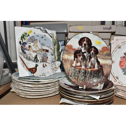 A GROUP OF BOXED COLLECTORS PLATES to include approximately fifty ...