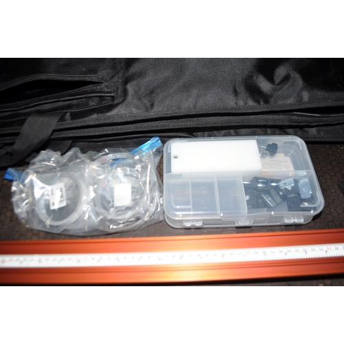 TWO UJK TECHNOLOGY STRAIGHT EDGE GUIDES with quick release clamping ...