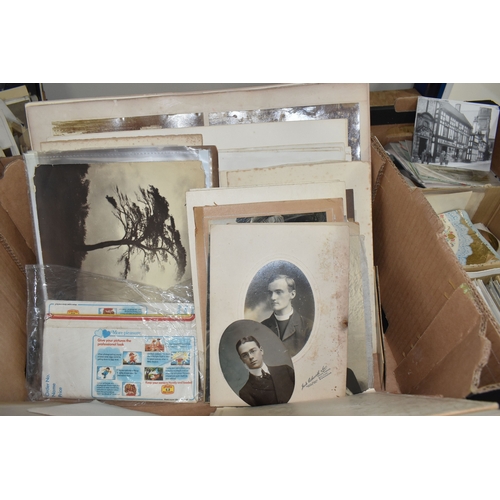 FOUR BOXES OF ASSORTED EPHEMERA to include a quantity of assorted ...