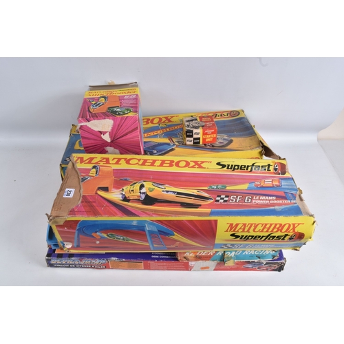 A QUANTITY OF MATCHBOX SUPERFAST TRACK, AND OTHER CAR KITS, to include ...