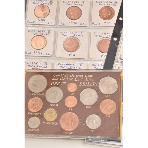FOUR PLASTIC,ONE CARDBOARD BOXES OF MAINLY COMMEMORATIVE COINS TO ...