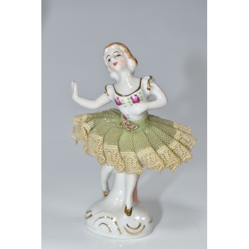 THREE VINTAGE FIGURINES, comprising, a rare Mabel Lucie Attwell for ...
