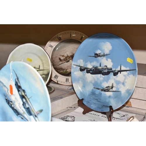 A GROUP OF MOSTLY COALPORT RAF THEMED COLLECTORS PLATES comprising ...