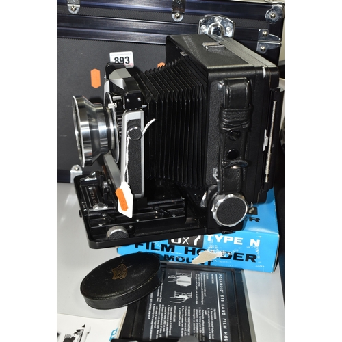 A WISTA 45 LARGE FORMAT CAMERA fitted with a Schneider - Kreuznach ...