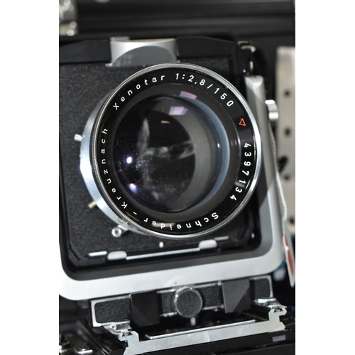 A WISTA 45 LARGE FORMAT CAMERA fitted with a Schneider - Kreuznach ...