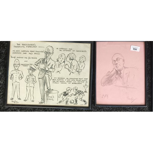 Tom Curr (1887-1958) Various works by the artist to include pen and ...