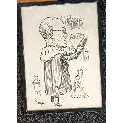 Tom Curr (1887-1958) Various works by the artist to include pen and ...