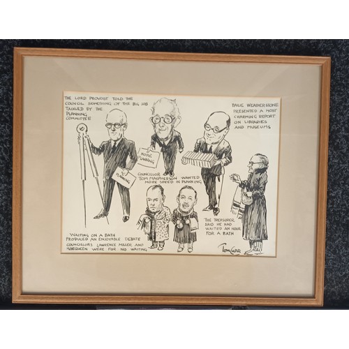 Tom Curr (1887-1958) Various works by the artist to include pen and ...