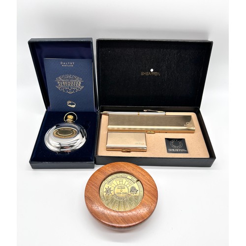 Mixed lot; 40 year calendar 2009-2048, Dalvey Barometer Altimeter in ...
