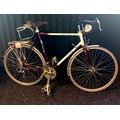 Vintage Raleigh Dyna-Tech Tour Lite racing bicycle with a Brooks ...