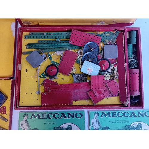 Two sets of vintage Meccano in original boxes with manuals