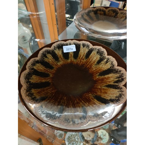 Retro Poole Pottery studio plate / bowl.