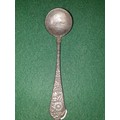 Russian Coin Spoon In White Metal [15cm Length]