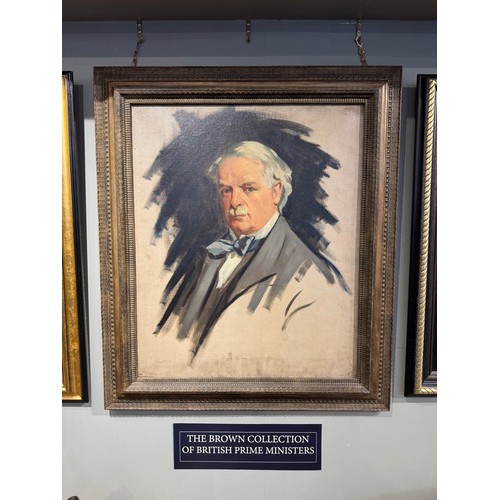 Archibald George Barnes (British, 1887-1972)Portrait of David Lloyd ...