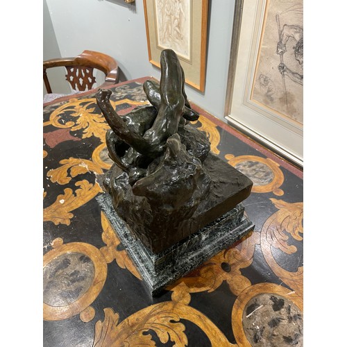 Auguste Rodin (French, 1840-1917)Fallen Angels, SketchCirca 1890Bronze ...