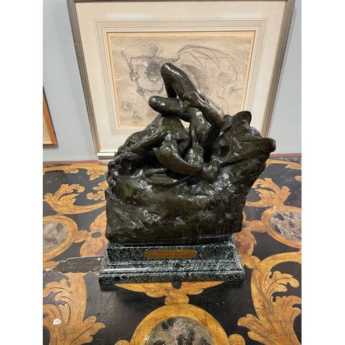 Auguste Rodin (French, 1840-1917)Fallen Angels, SketchCirca 1890Bronze ...