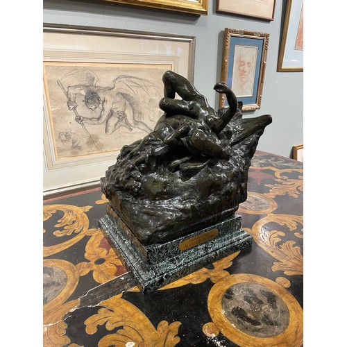 Auguste Rodin (French, 1840-1917)Fallen Angels, SketchCirca 1890Bronze ...