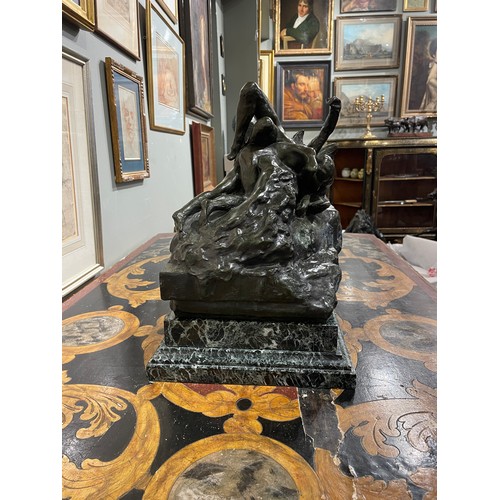 Auguste Rodin (French, 1840-1917)Fallen Angels, SketchCirca 1890Bronze ...