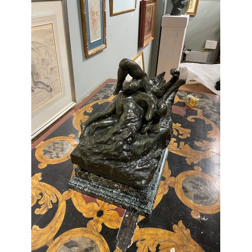 Auguste Rodin (French, 1840-1917)Fallen Angels, SketchCirca 1890Bronze ...