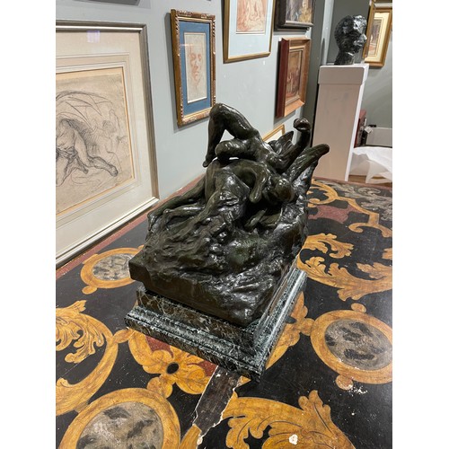 Auguste Rodin (French, 1840-1917)Fallen Angels, SketchCirca 1890Bronze ...