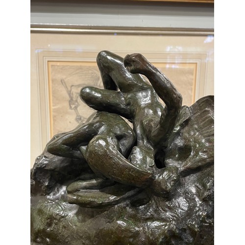 Auguste Rodin (French, 1840-1917)Fallen Angels, SketchCirca 1890Bronze ...