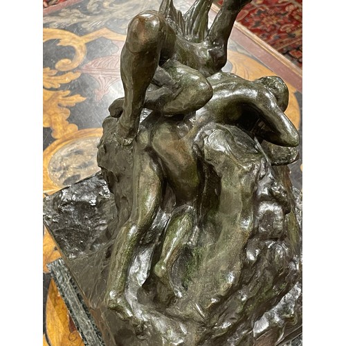 Auguste Rodin (French, 1840-1917)Fallen Angels, SketchCirca 1890Bronze ...